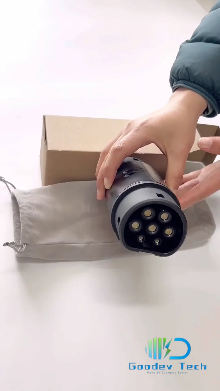 32a 3 Phase 22kw Iec 62196-2 Ev Charger Gb/t Chinese To Type 2 Electric ...