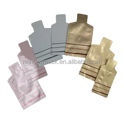 Heat Seal Bottle Shape Sachet Powder Drinks Packaging Bags