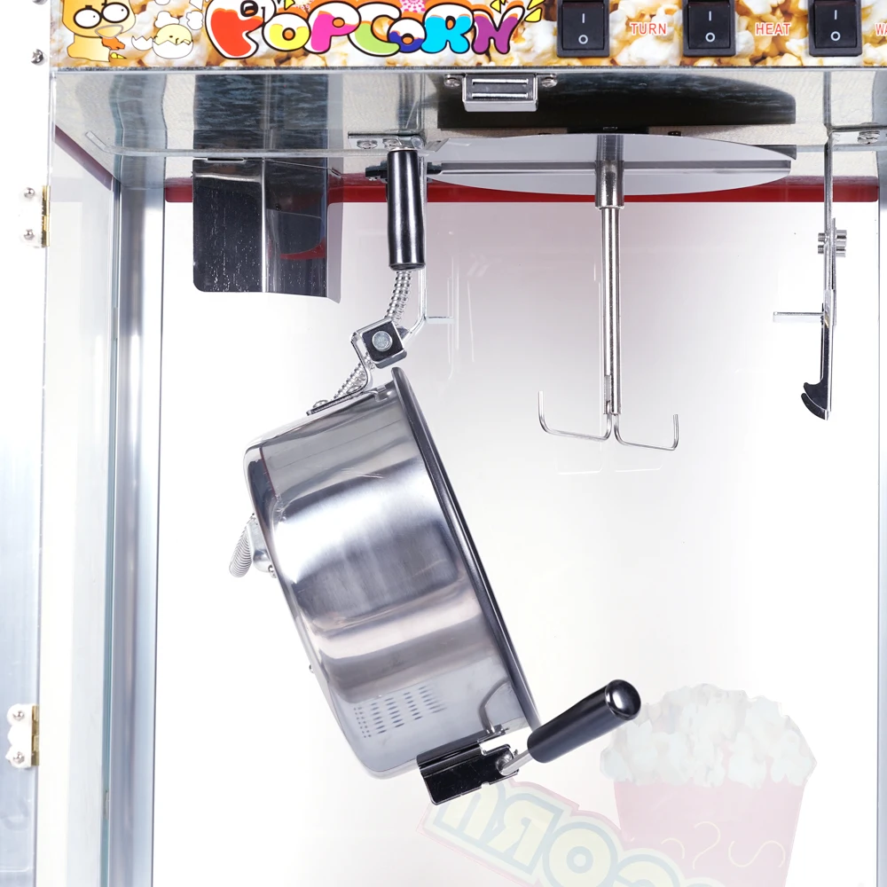 Industrial Caramel Flavored Commercial Popcorn Machine - 8 Oz Electric ...