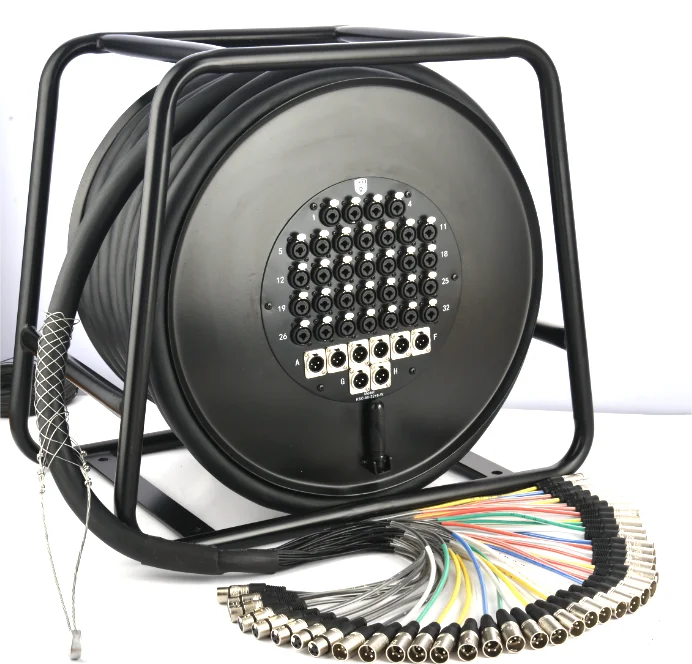 Snake Cable Trolley Snake Cart 20m 20 channels Rainbow Snake Audio ...