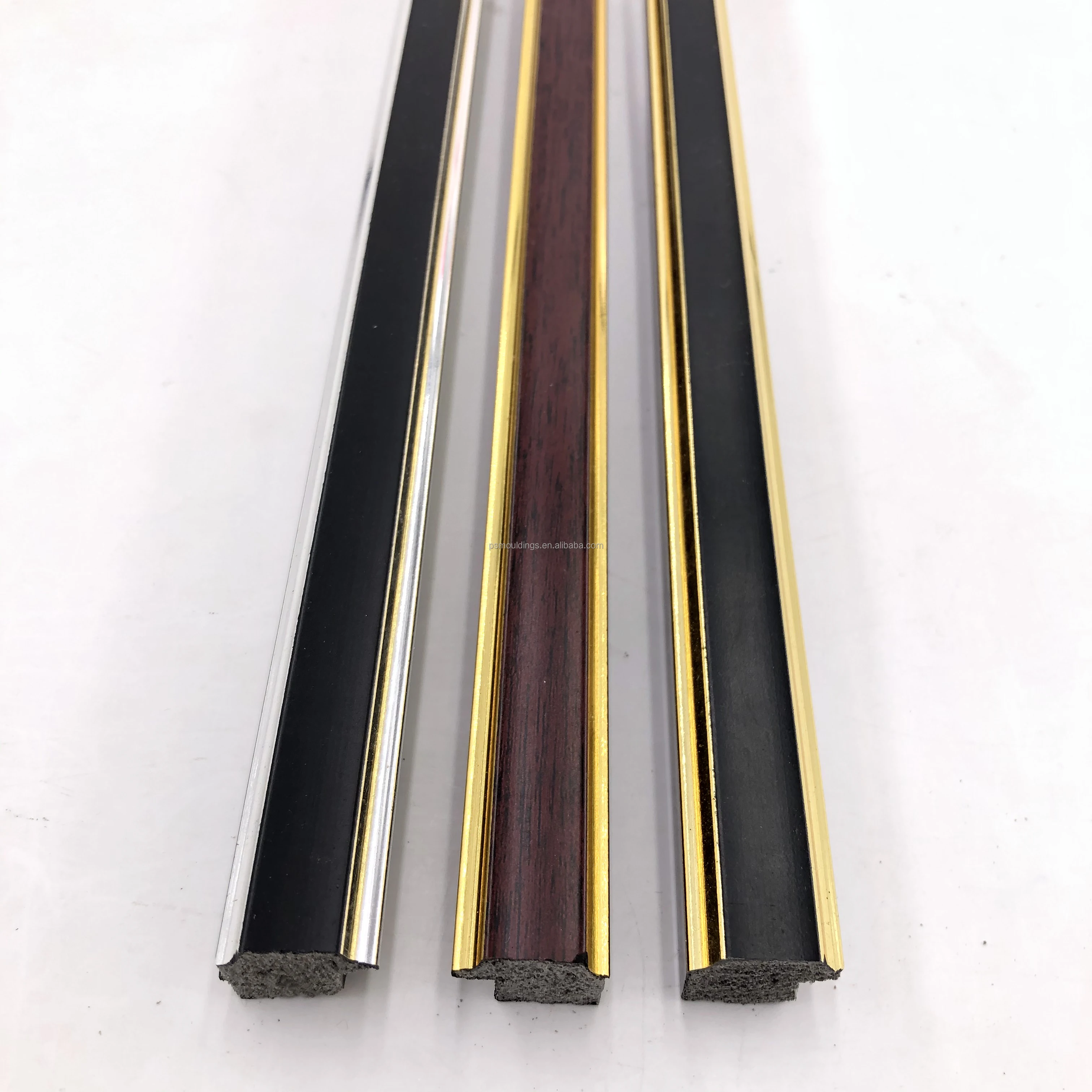 Synthetic Wood Plastic Polystyrene Photo Mirror Frame PS Foam Picture ...