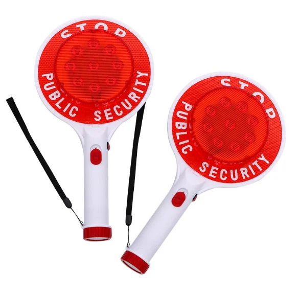 Traffic Safety Signs Handheld Led Flashing Stop Sign Led Stop Go ...