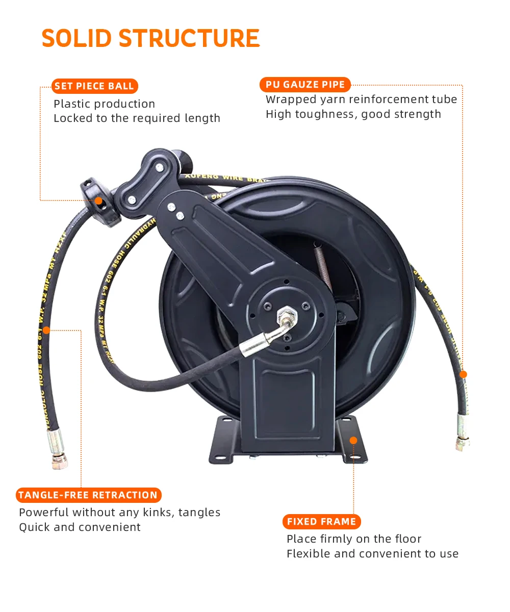 High Pressure Hose Reel - Durable, Flexible & Automatic