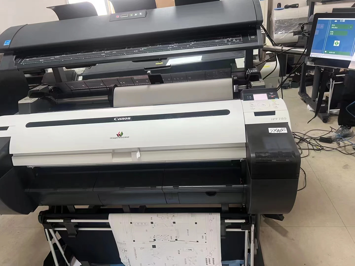 Direct Selling High Quality Intelligent Sublimation for Canon IPF785MFP Scanner Large Format ...