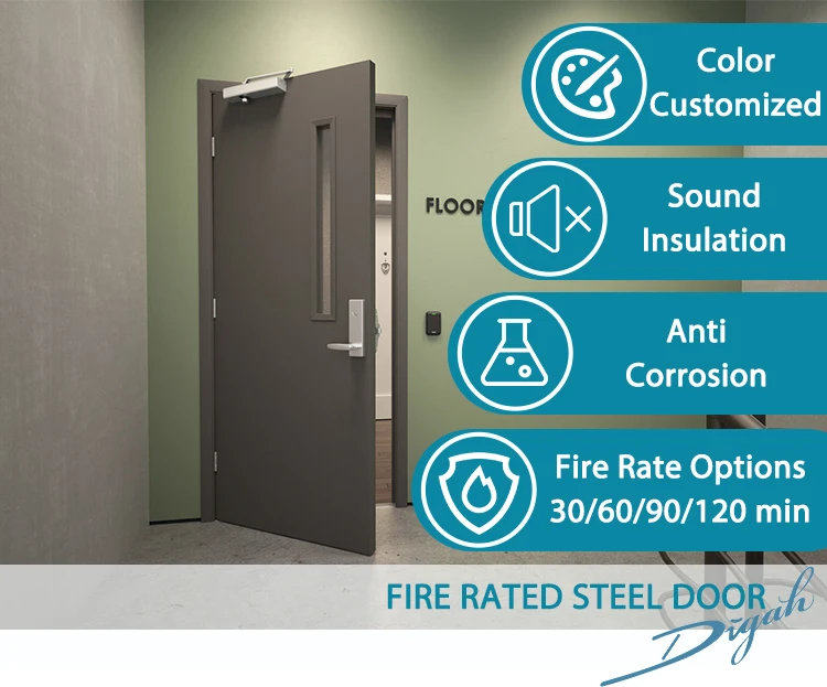 Custom Modern Fireproof Doors - Reliable Emergency Escape