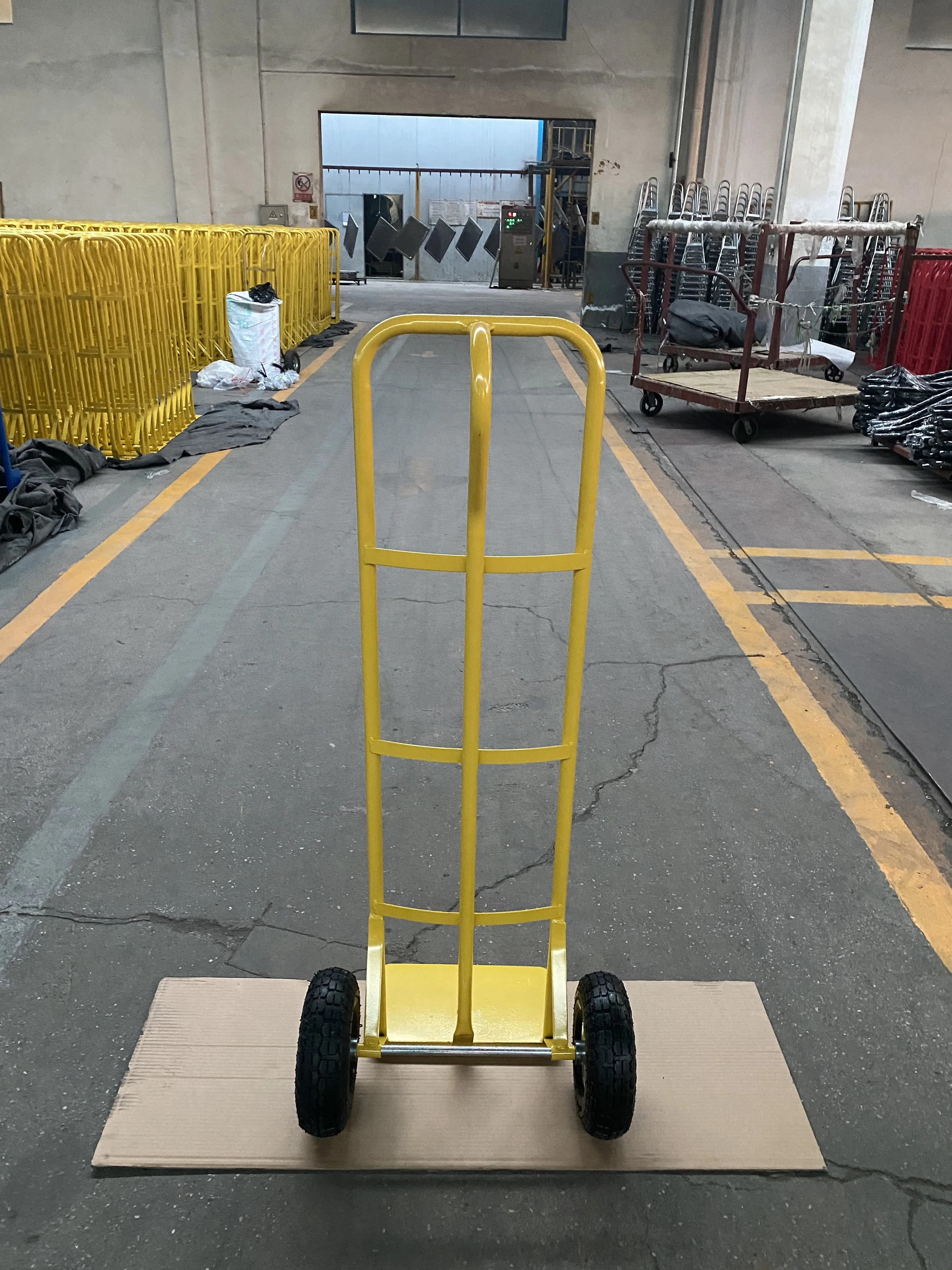 HT1805 Industrial Hand Trolley - 400lb Capacity & Pneumatic Wheels