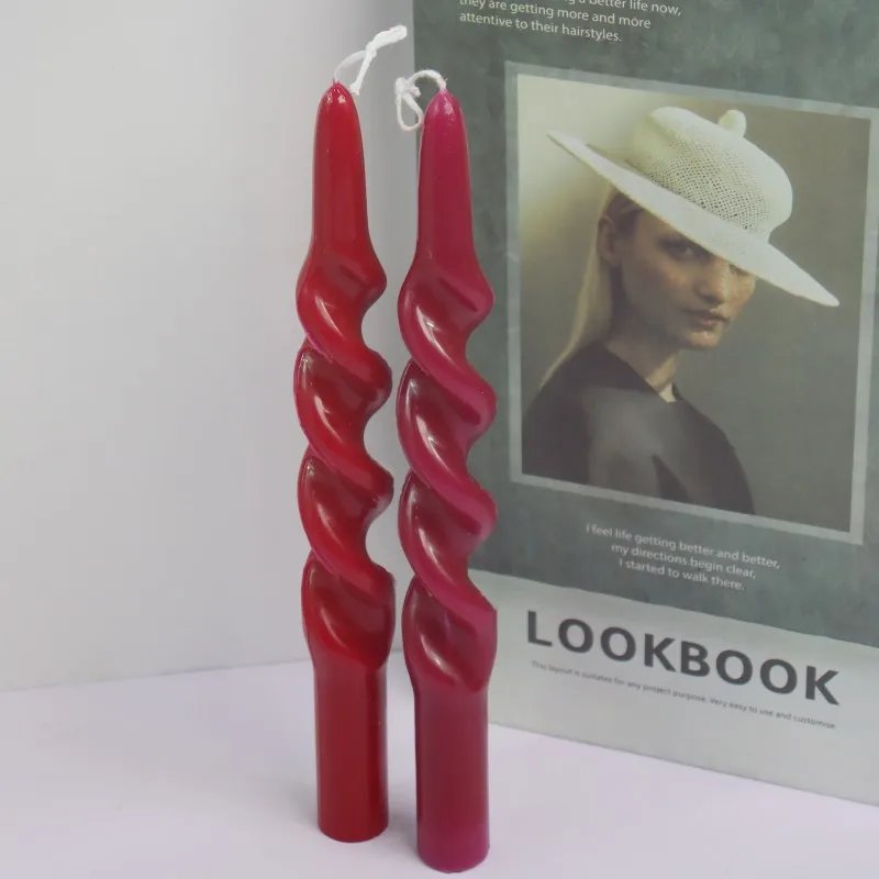 Twisted Pole Candle Two-Flap Mold - Easy DIY Candle Mould