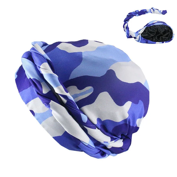 Halo Turban Durag for Men - Silk Lined Designer Headwear