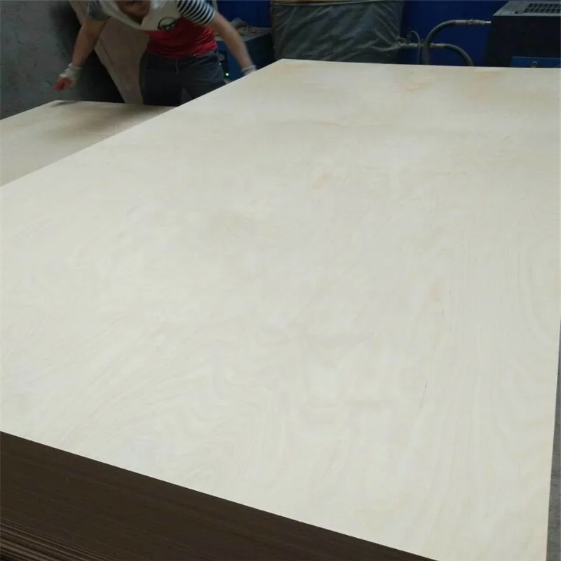 Factory Birch Plywood E0 Grade Bb/bb Russian Baltic Birch 4x8ft 18mm Laminated Full Birch ...