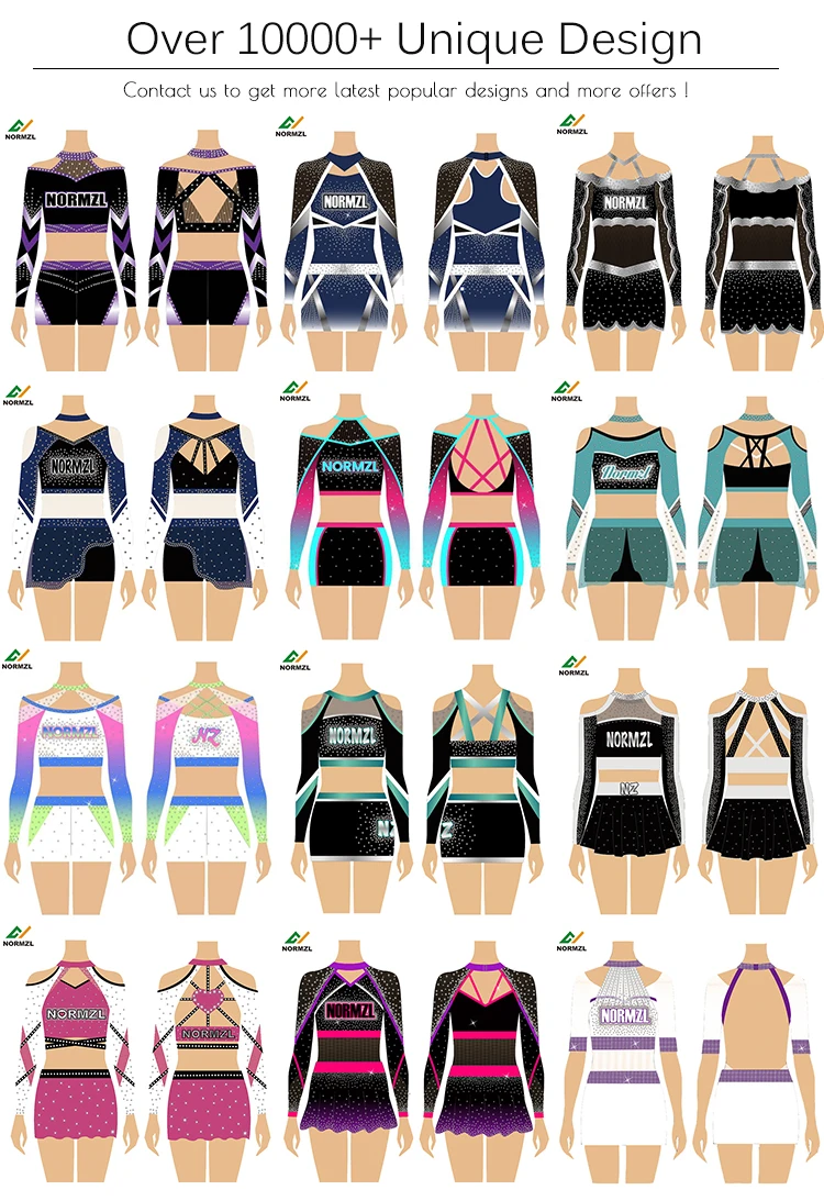 Custom Sublimation Cheer Dance Uniforms - Design Your Own