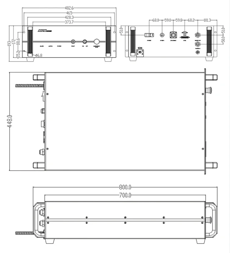 Raysoar 1500w Diy Laser Cutting Sets Max Mfsc-1500x Raytools Bm110 Wsx Nc30e Dvt Acr-015c-01a1 ...
