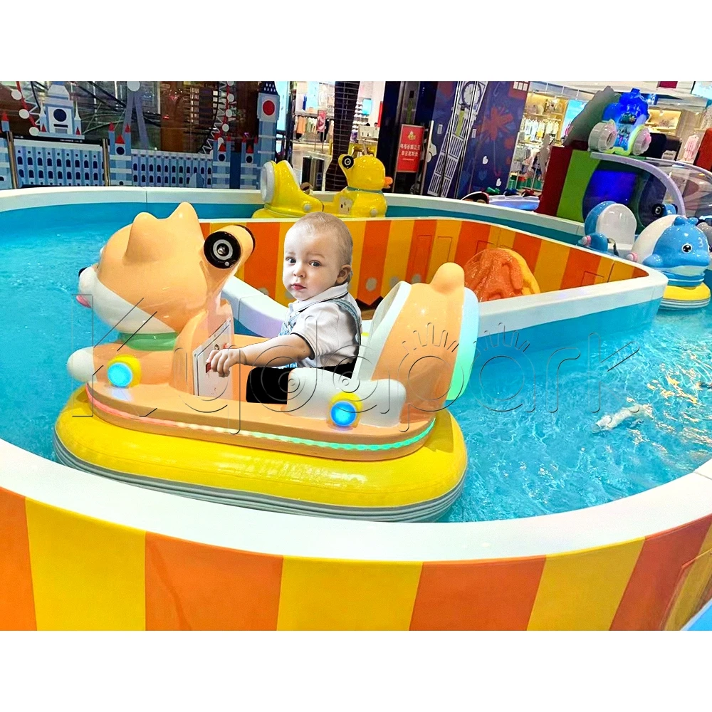 Outdoor Indoor Fiberglass Waterway Carousel Floating Boat