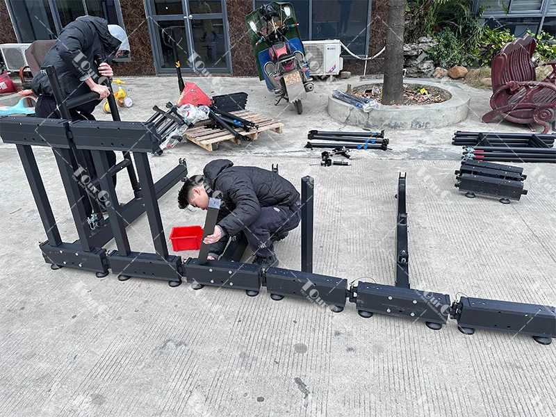 Aluminum LED Video Wall Truss Ground Support Stack System