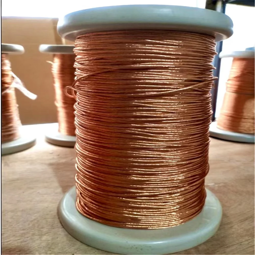 180 C 24-Strand Litz Wire of 0.5mm Copper for Electrical Equipment