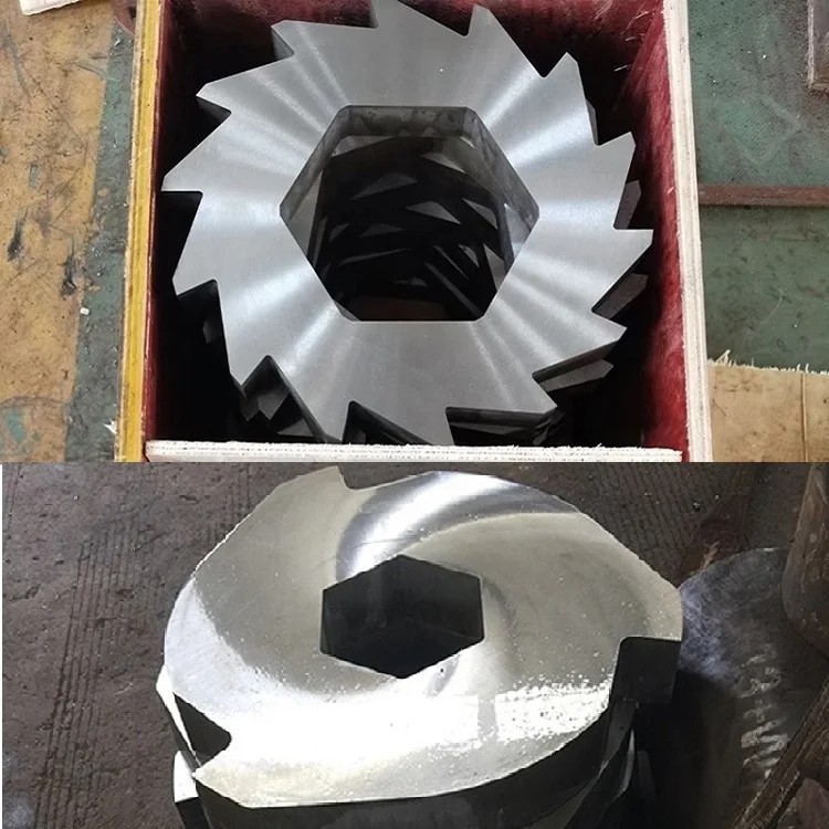 Rubbish Knives Plastic Waste Blades Cutting Roll Tire Shredder Crushing ...