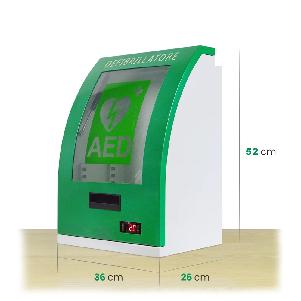 Factory Custom Wall Mouted With Heating System Portable Aed Cabinet Aed ...