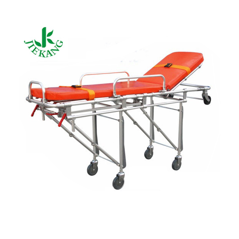 Alibaba.com: Portable collapsible 4-wheeled hospital gurney with safety ...