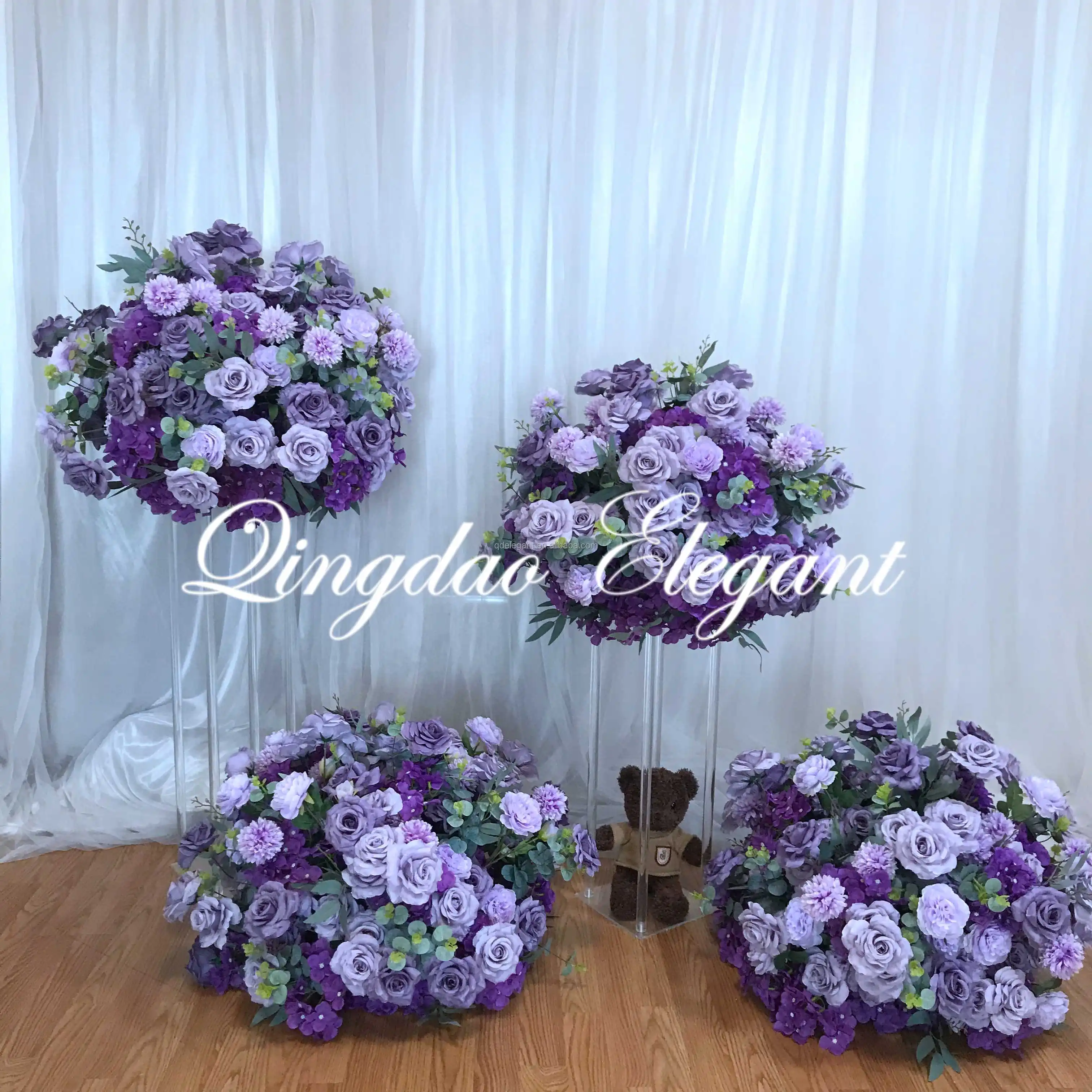 EG-M060 Wedding Event Decoration Large Table Centerpiece Flower Faux ...