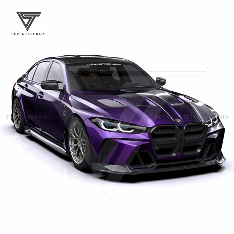 Vorstein Style Half Carbon Fiber Front Bumper For Bmw 3 Series G80 M3 ...