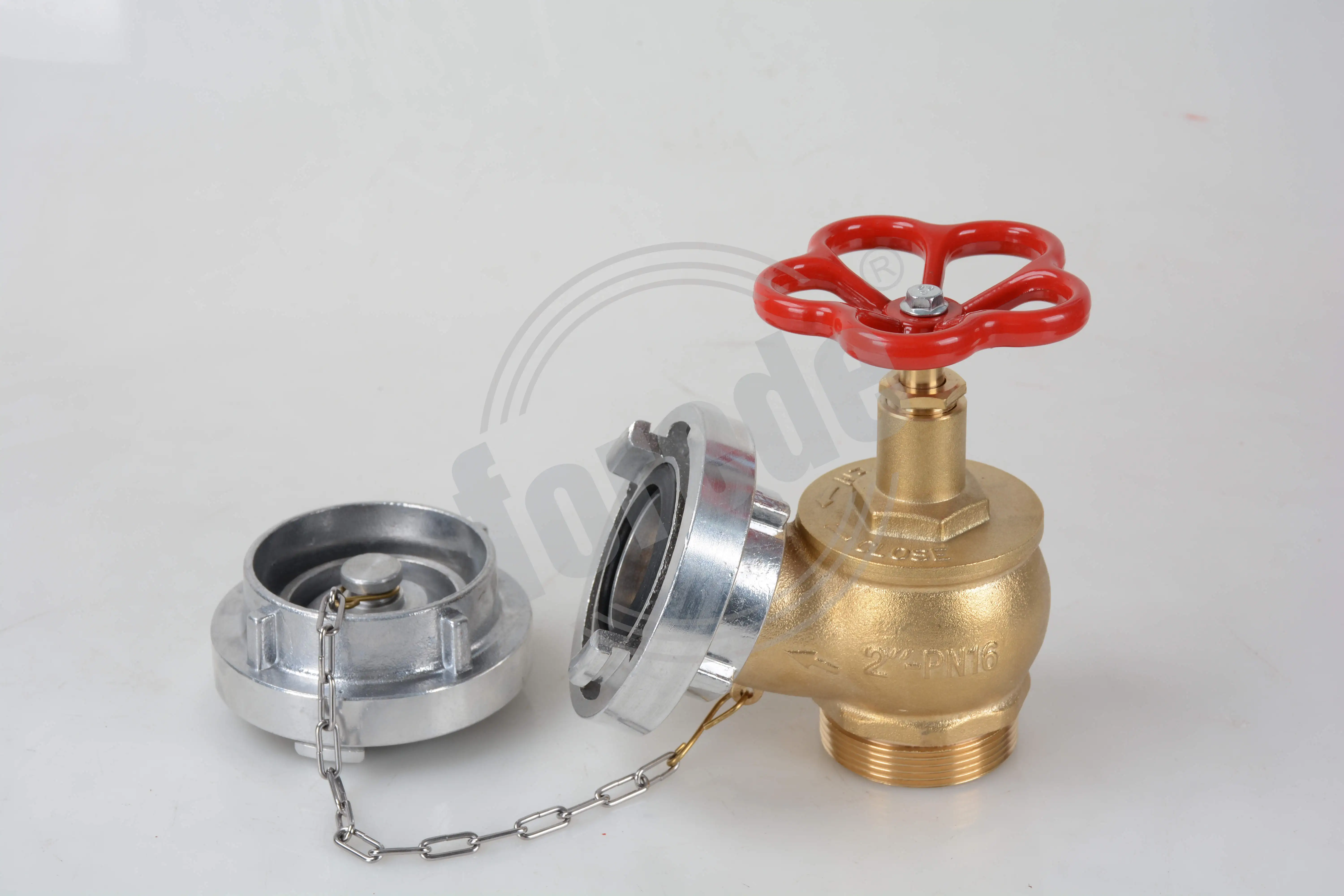 2.5''BSP Thread Inlet Oblique Screw Type Fire Hydrant Landing Valve ...