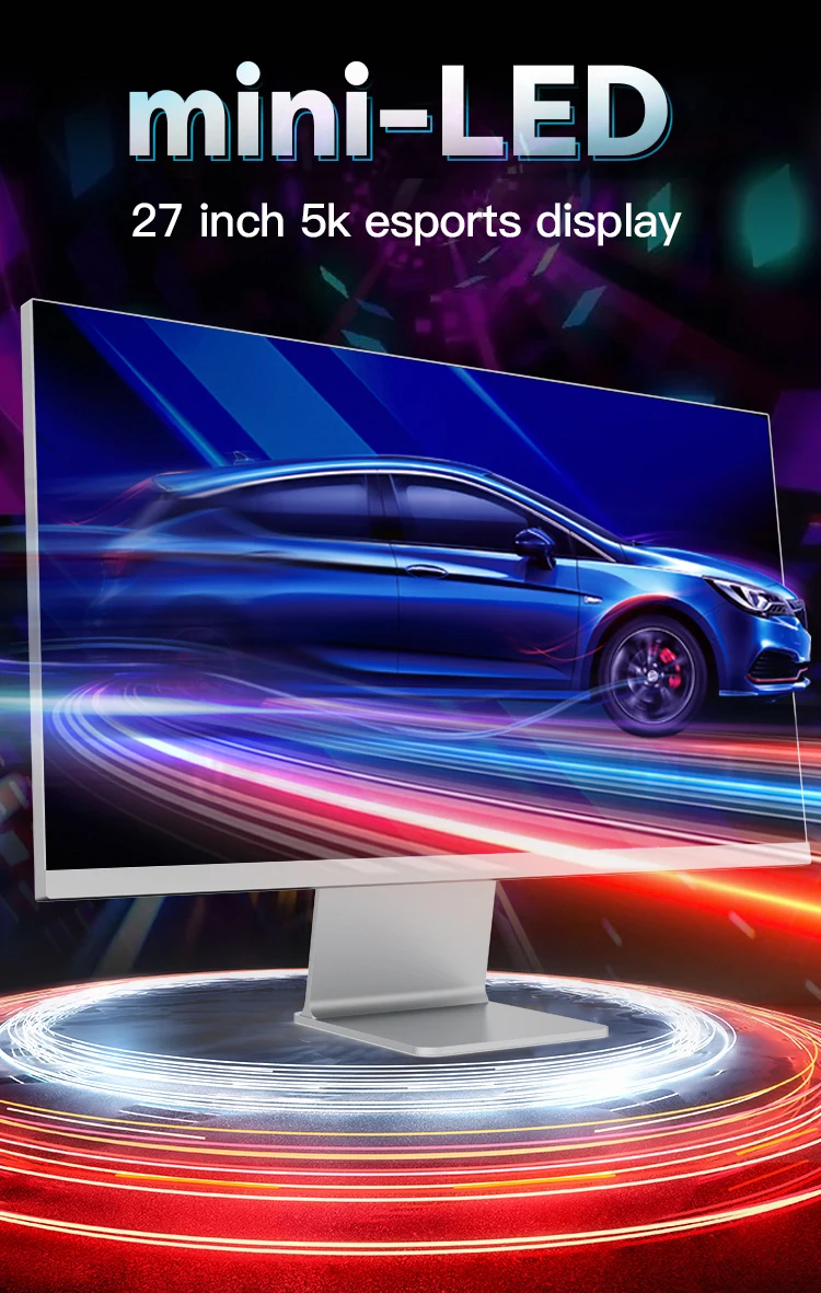 27 Inch 5K 60hz IPS LCD Display Monitor for Gaming & Business