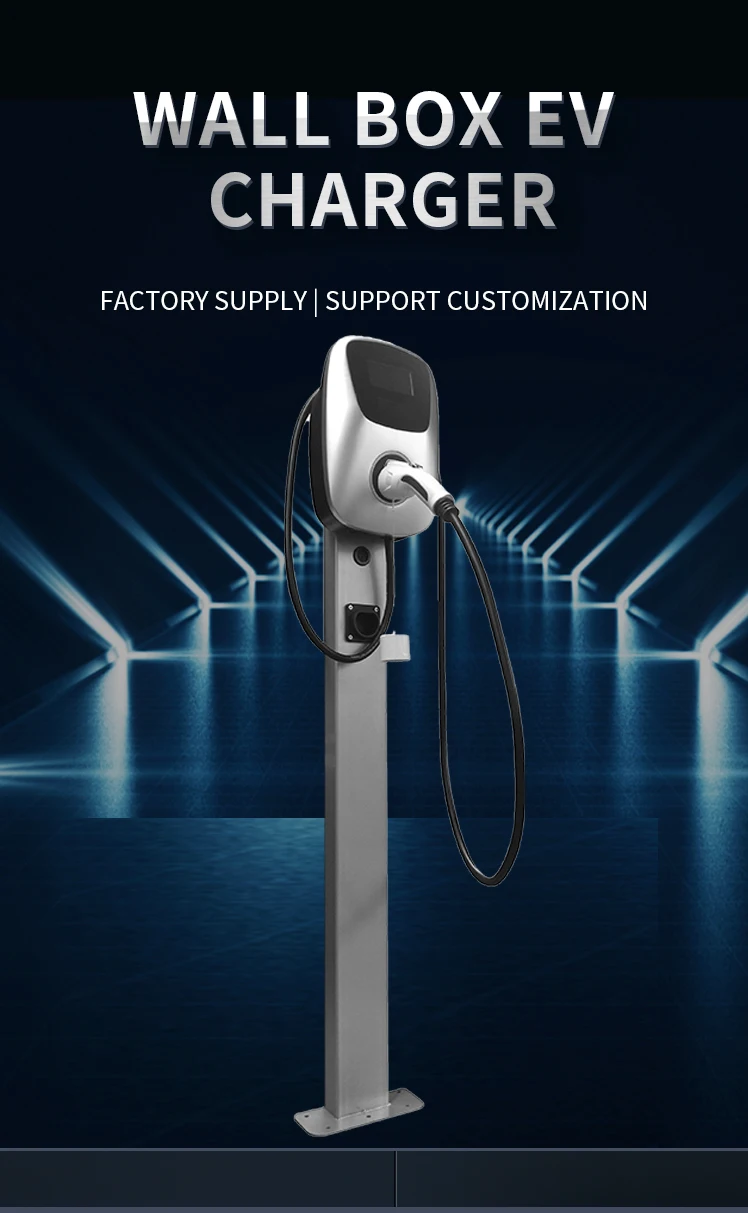 Ev Charger Wallbox 11kw 380v Ac Ev Charger Station 16a Ce Color Display ...