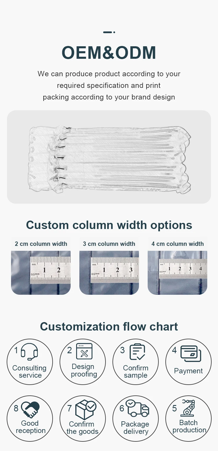 16 Pillar Computer Box Air Column Bag - Shock-Proof Packaging