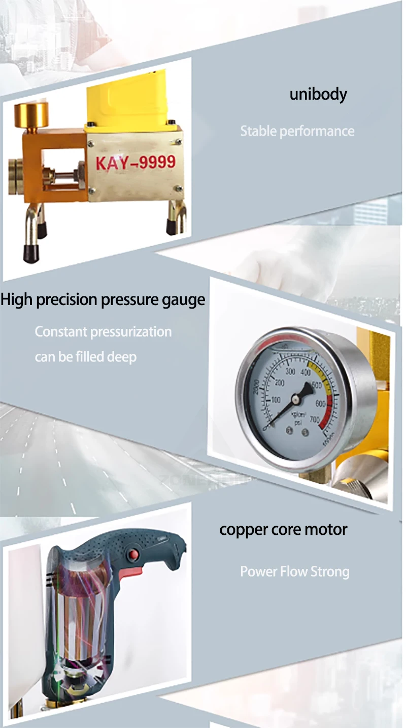 Concrete Injection Grouting Machine Epoxy Polyurethane Pu Foam ...