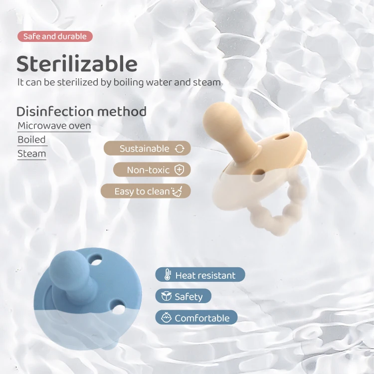 Wholesale Food Grade Soother Pacifier Silicone Newborn Up Pacifiers For ...