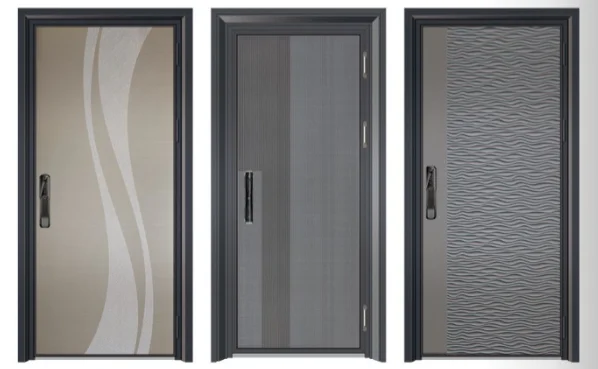 Custom Modern Cast Aluminum Pivot Door Anti-Burglar & Anti-Theft ...