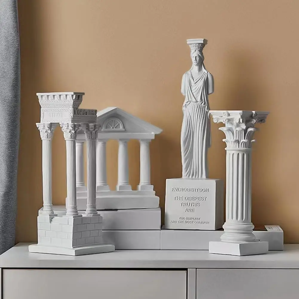 Mini Roman Column Architectural Statue - Resin Sculpture