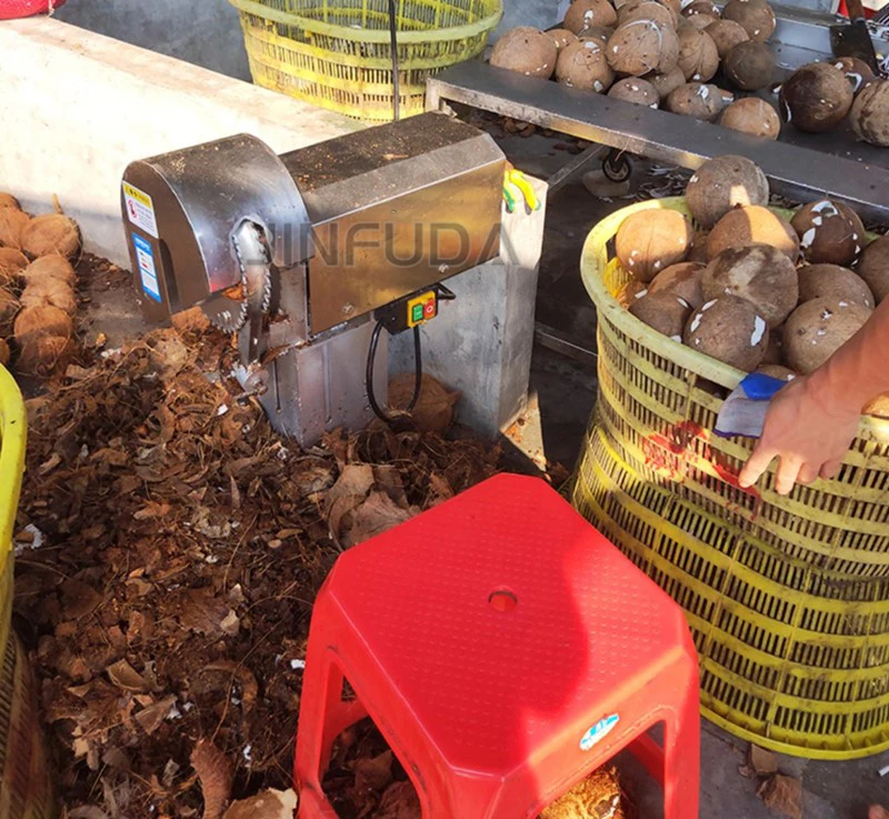 Efficient Coconut Sheller - JINFUDA Machine for Skin Removal