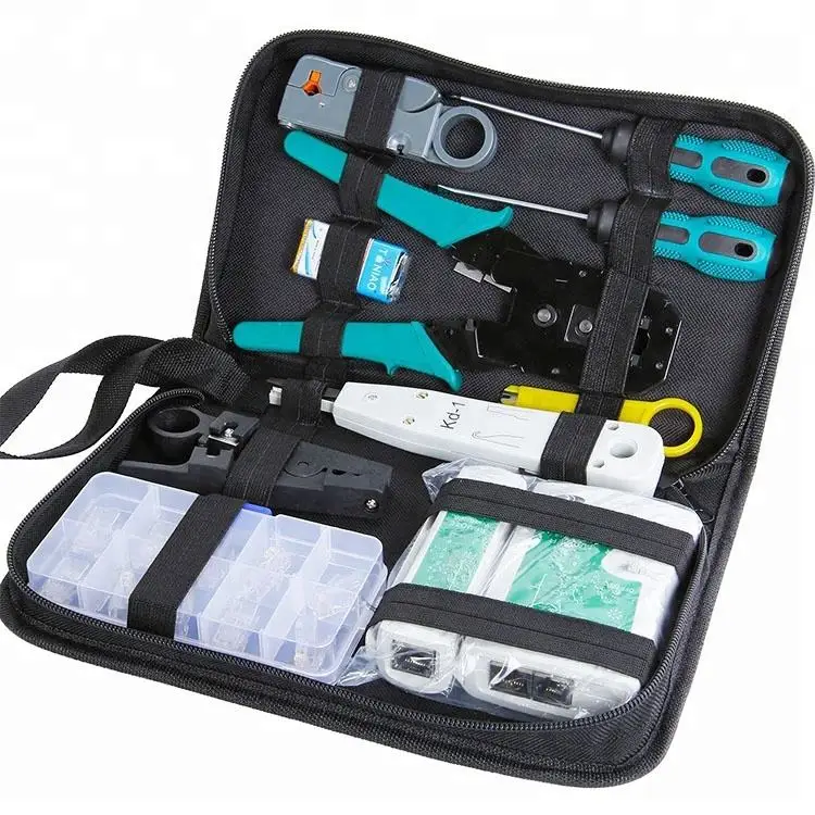Hot Sell Network Ethernet Lan Kit Rj45 Cat5e Cat6 Cable Tester Crimper