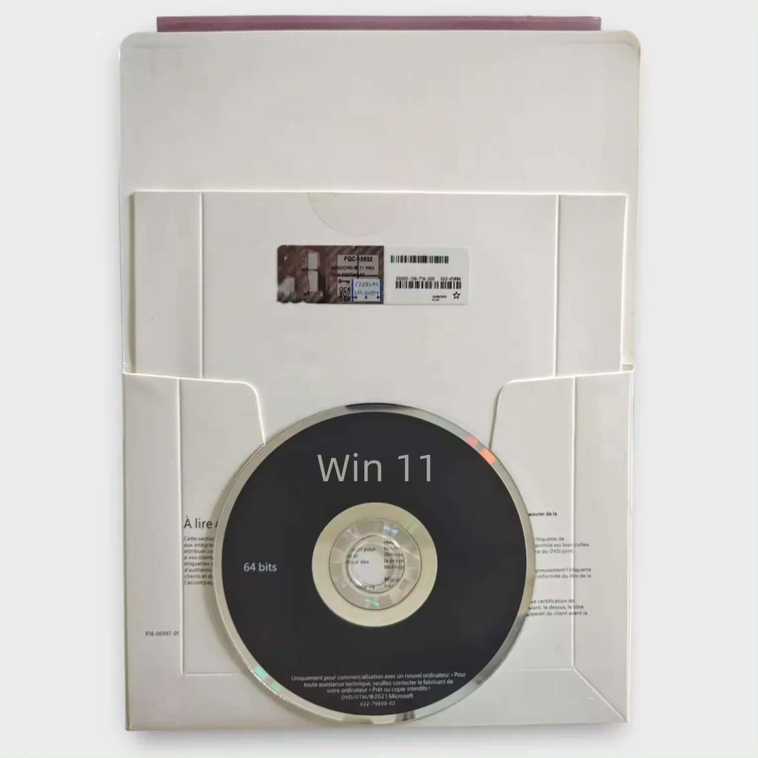 Win 11 Pro Oem Dvd Key Coa Sticker Multi Win 11 Professional - Buy Win ...