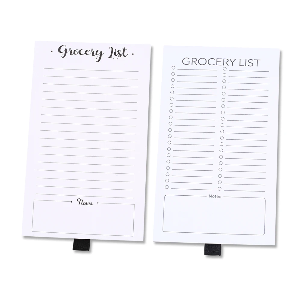 Grocery Shopping List Notepad Horizontal Lines Daily Planning Journal ...