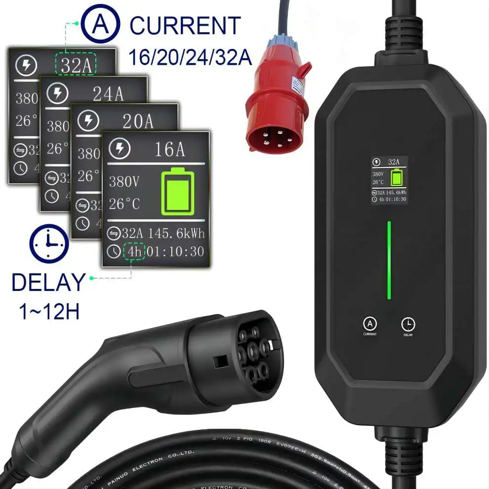 Factory Support Custom Tesla Evse Ac 3 Phase Charger Ev Portable Ev ...
