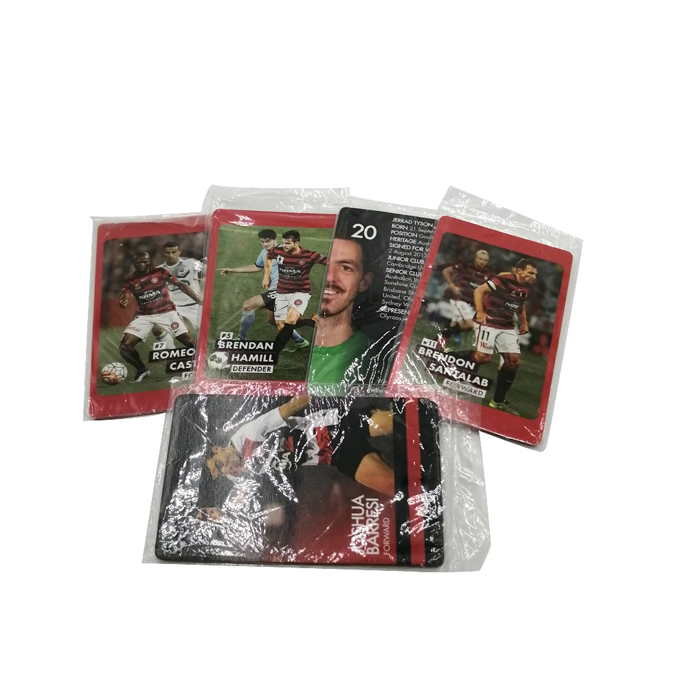 Free Sample Custom Baseball Cards Sport Cards Game Foil Packaging ...