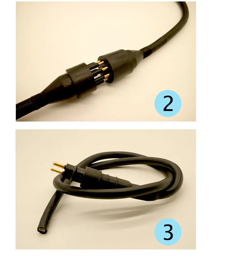 4 Pin Pluggable Wet Wire Robot Connector Watertight Plug Double Male ...