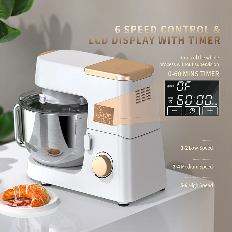 Wholesale Mixer Bantuan Dapur 1500w Batedeira De Bolo 5.5L French Bread ...