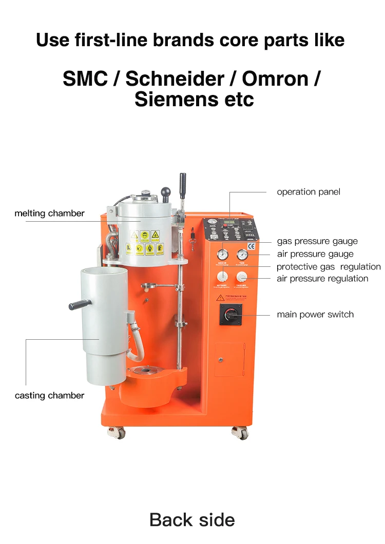 Semi-automatic Vacuum Pressure Casting Machine for Jewelry