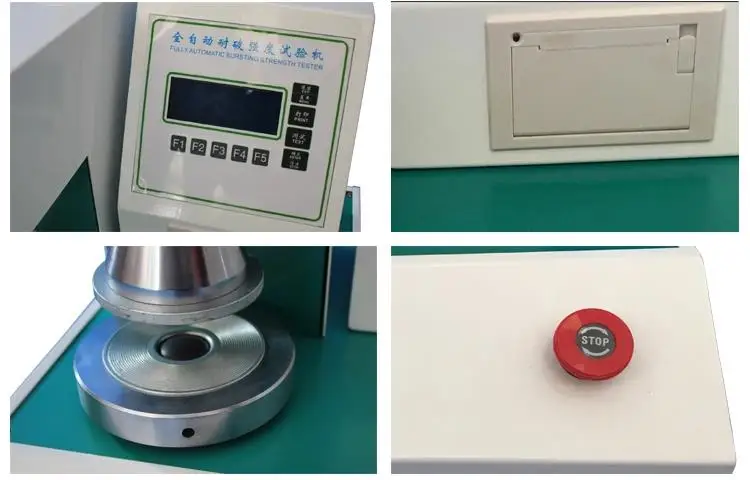 Carton Paper Digital Mullen Burst Strength Test Machine Electronic 220V ...
