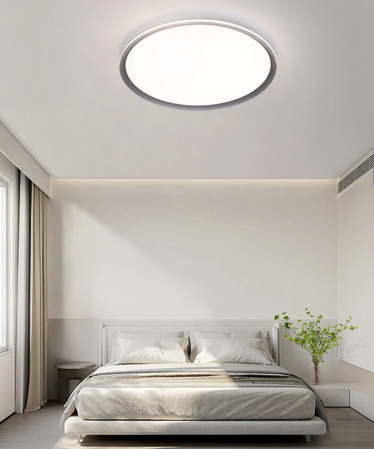 Nordic Circle Led Ceiling Light For Bedroom Living Room Reading Room ...