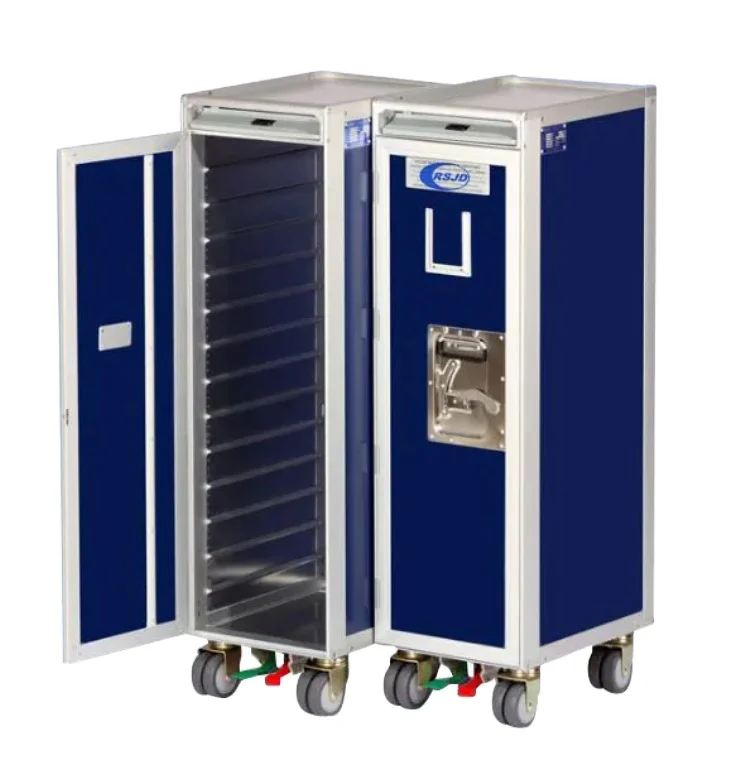 Inflight Airline Aircraft Food Meal Catering Service Trolley Cart