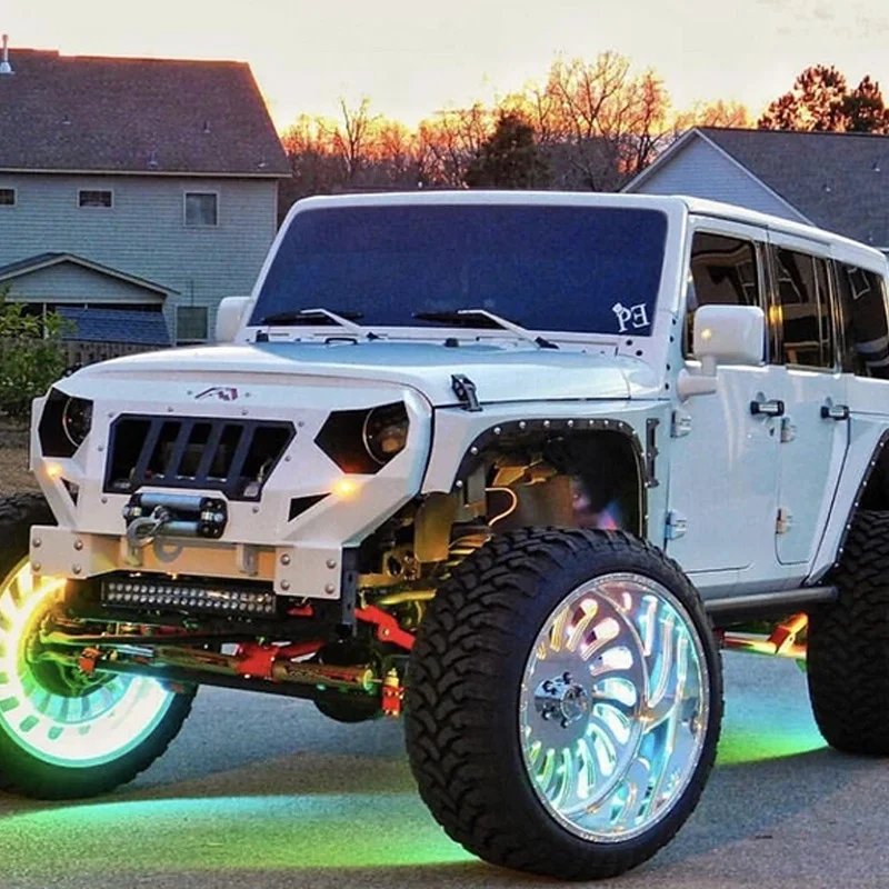 Alibaba.com: ADT IP68 LED Wheel Rings Light - Color Change, Chasing Flow Illumination ...