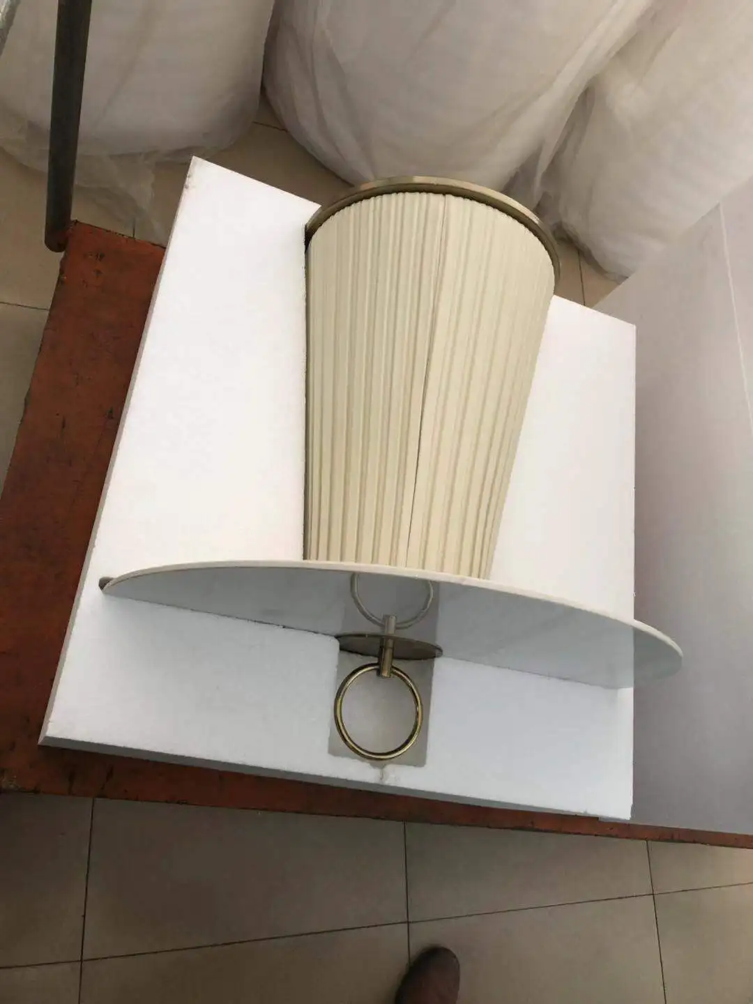 Italian Design Marble Look Round Pleated Coffee Table With Gentle Pleats - Buy Pleated Coffee ...