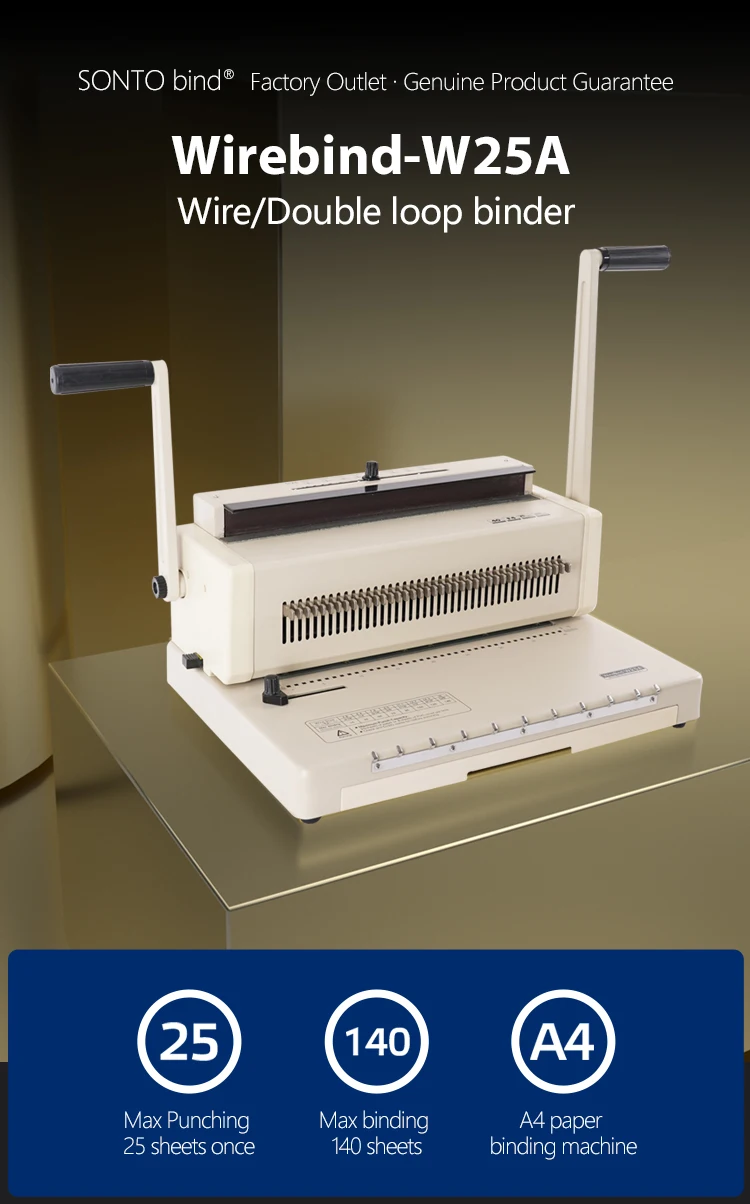 SONTO W25A Wire Binding Machine - Heavy Duty & Efficient