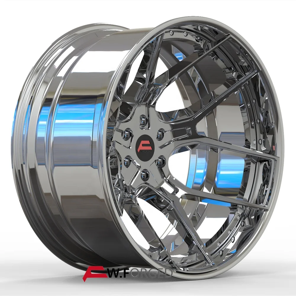 2-piece 24-inch Forged Alloy Wheels Deep Concave Wheels 6x139.7 5x139.7 ...