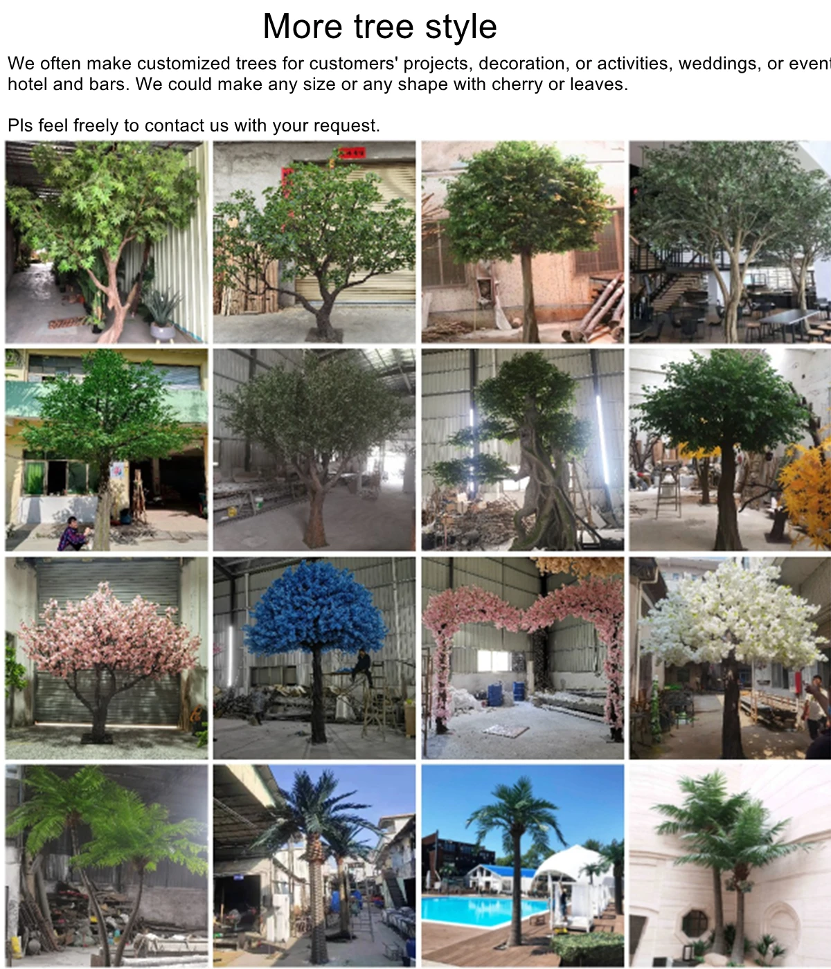 Fake Plastic Plants - Lifelike Artificial Banyan Trees