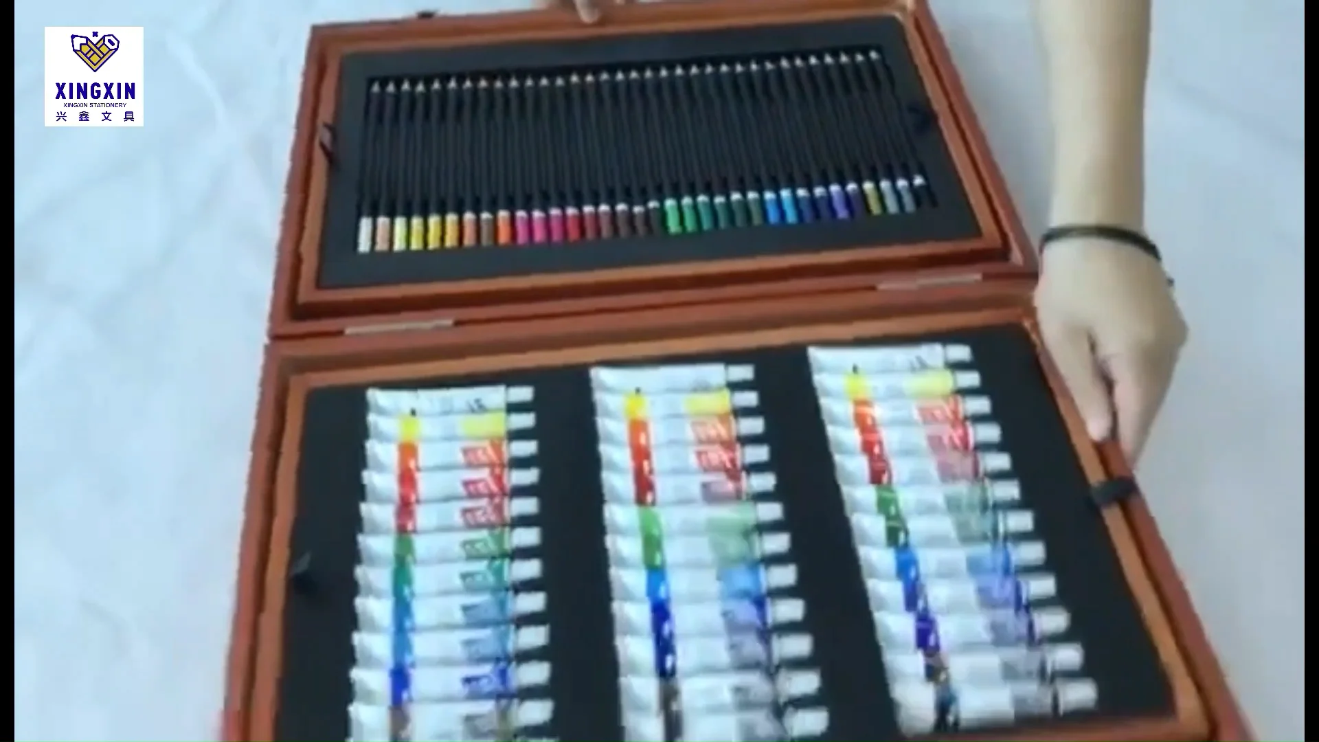 Wood Painting Brushes Set Painting Set Art Supplies 31pcs Water Color ...