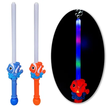 Light Up Bubble Toys Led Cartoon Fish Bubble Wands With Sound Fun Gifts ...